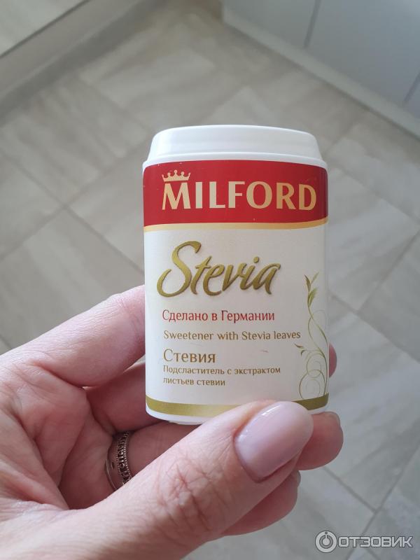 Отзыв о Сахарозаменитель Milford Stevia | Удобно только для жидкостей ...