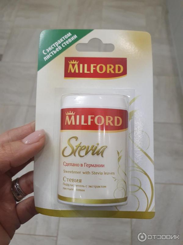 Отзыв о Сахарозаменитель Milford Stevia | Удобно только для жидкостей ...