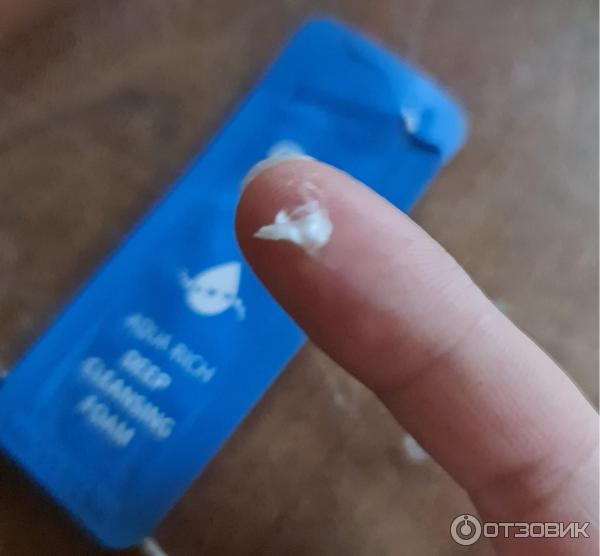 Отзыв о Пенка для умывания Ottie Aqua Rich Deep Cleansing Foam | Очень ...