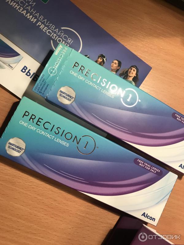 Отзыв о Контактные линзы Alcon Precision 1 | Очень комфортные линзы