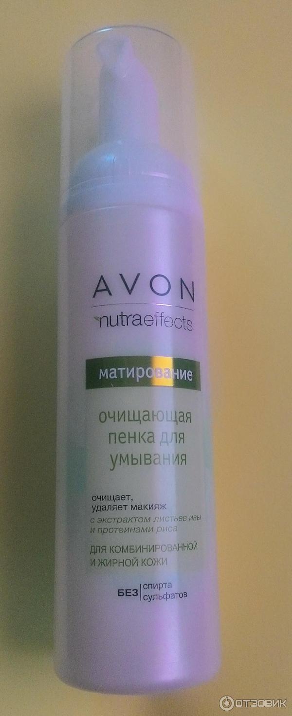 Отзыв о Очищающая пенка для умывания Avon Nutra Effects "Матирование ...