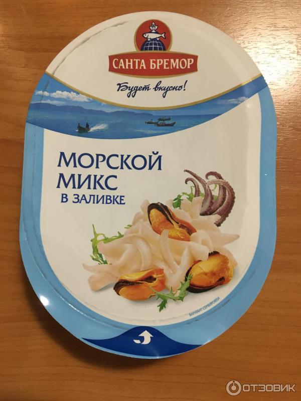 Отзыв о Морской микс в заливке "Санта Бремор" | Невкусной заливкой ...