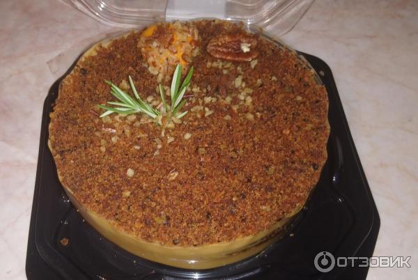 Отзыв о Торт постный ВкусВилл "Морковный с пеканом" | ... нежный и ...