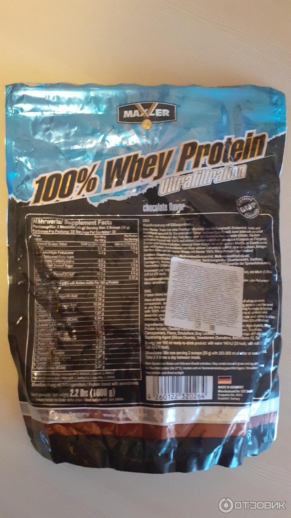 Отзыв о Спортивное питание Maxler Protein Ultrafiltration Whey ...