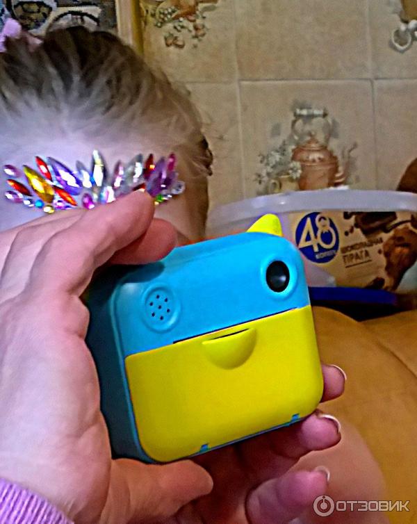 Отзыв о Детский фотоаппарат с камерой моментальной печати RoHS Mini ...