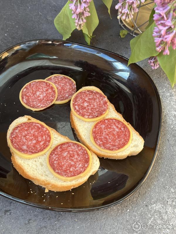 Отзыв о Колбаса с/к Малаховский мясокомбинат "Салями Парма в сыре со ...