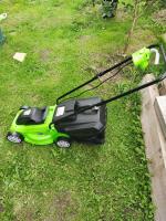 Электрическая газонокосилка Greenworks GLM1232
