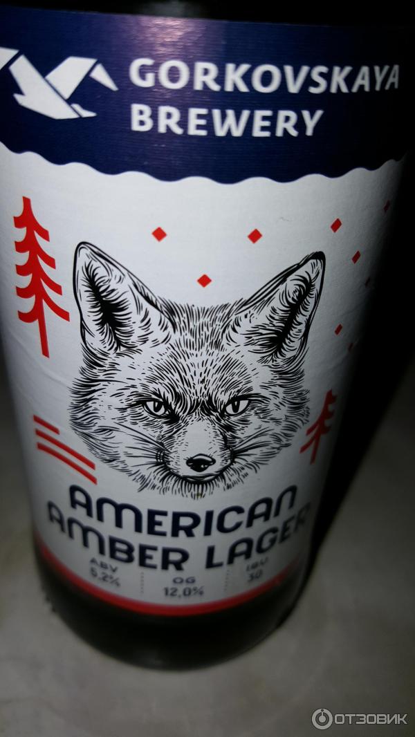 Отзыв о Пиво Горьковская пивоварня American Amber Lager | С приятной ...