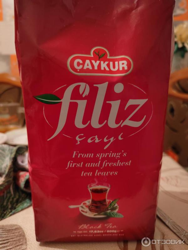 Отзыв о Чай черный Caykur Filiz Cayi | Мягкий приятный черный чай.
