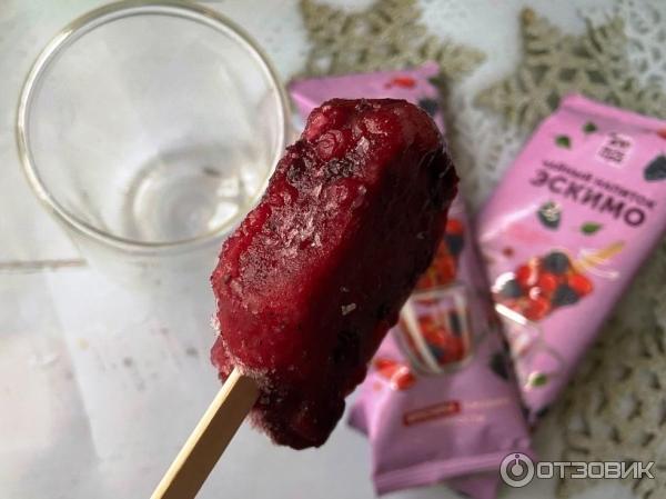 Отзыв о Чайный напиток эскимо АйсКро "Брусника, ежевика, пряности ...