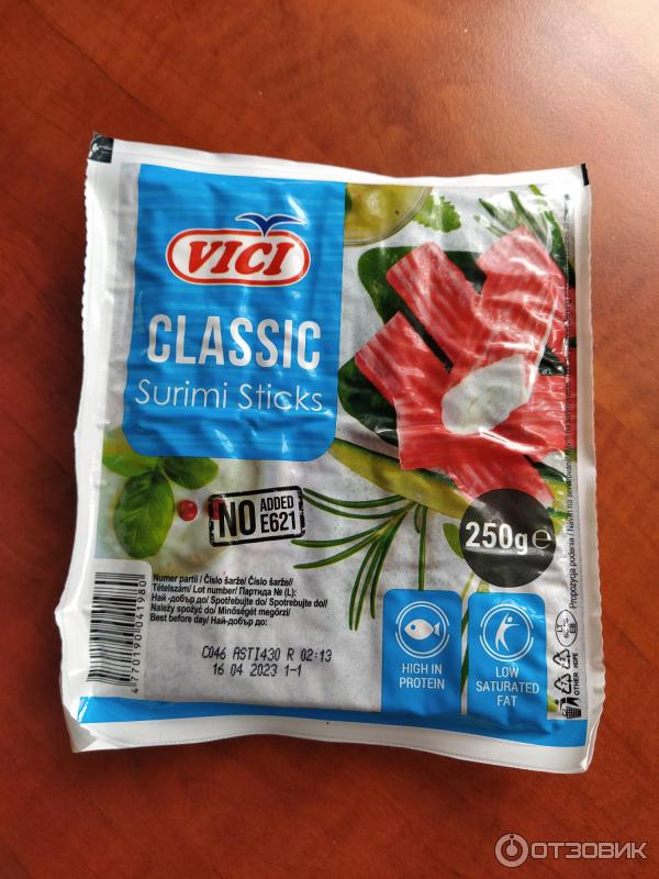 Отзыв о Крабовые палочки Vici Classic Surimi Sticks | ...хороший вкус