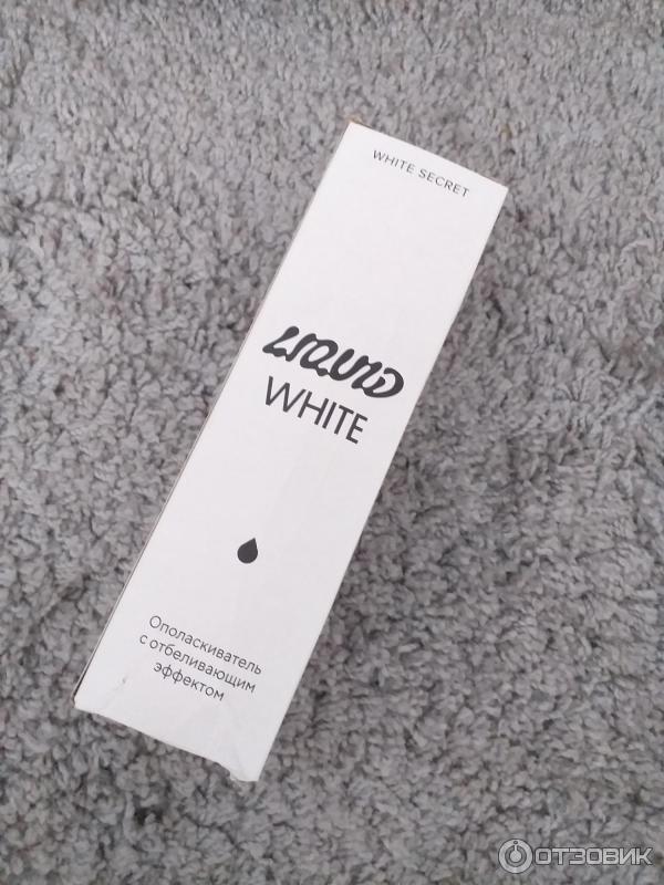 Отзыв о Ополаскиватель для полости рта Liquid White с отбеливающим ...