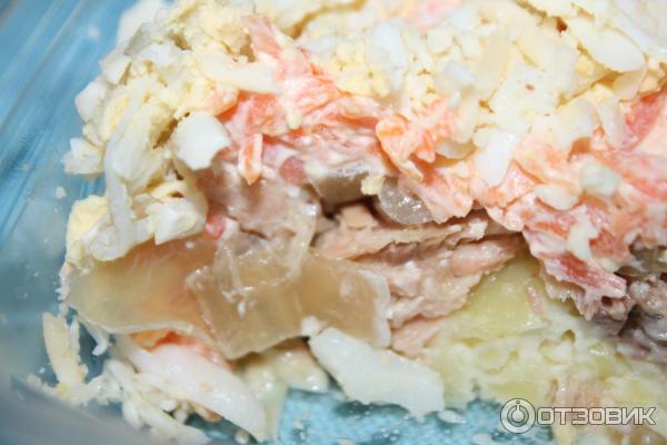 Отзыв о Салат Перекресток "Мимоза" | Нежный и вкусный салатик